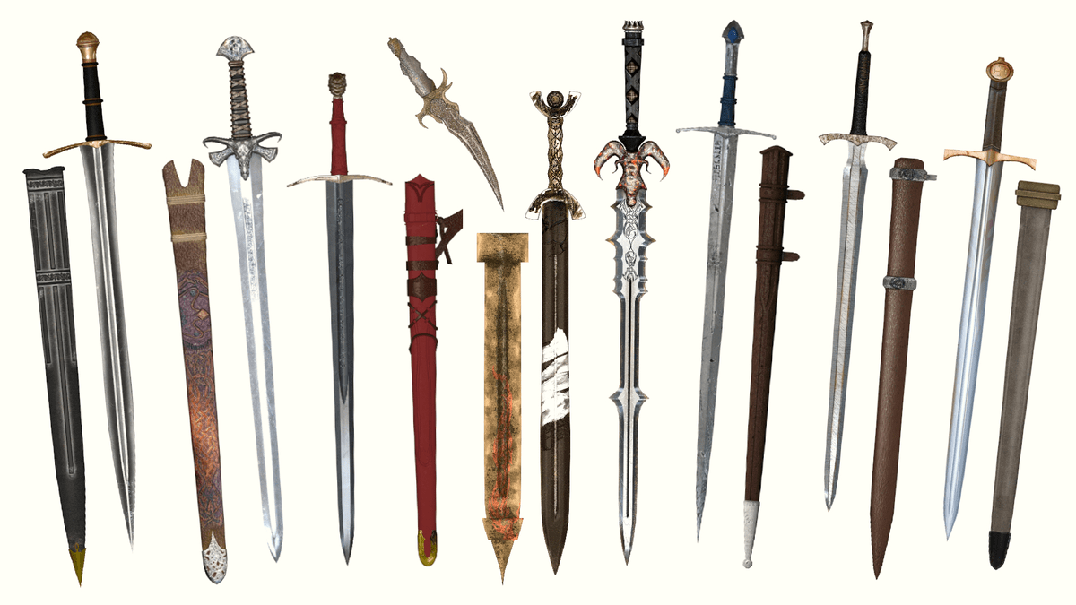 Skyrim special edition weapon retexture