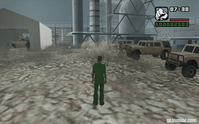 Gta san andreas military base