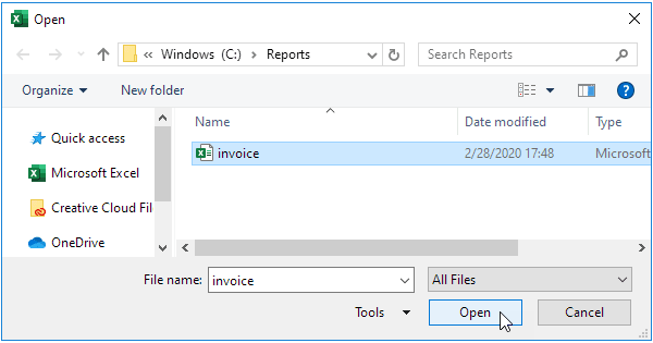 Cmd opens and closes