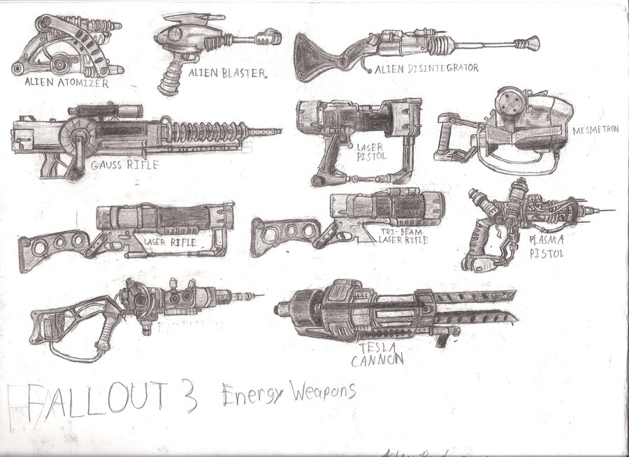 fallout 3 unique weapons