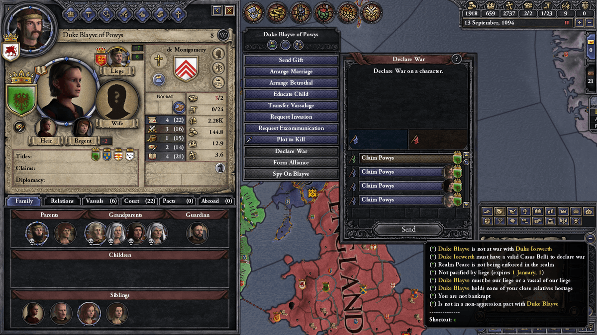 Crusader kings 2 declare war