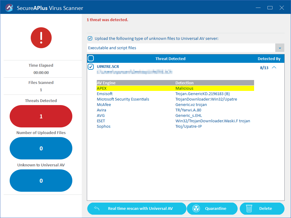 Windows defender right click scan