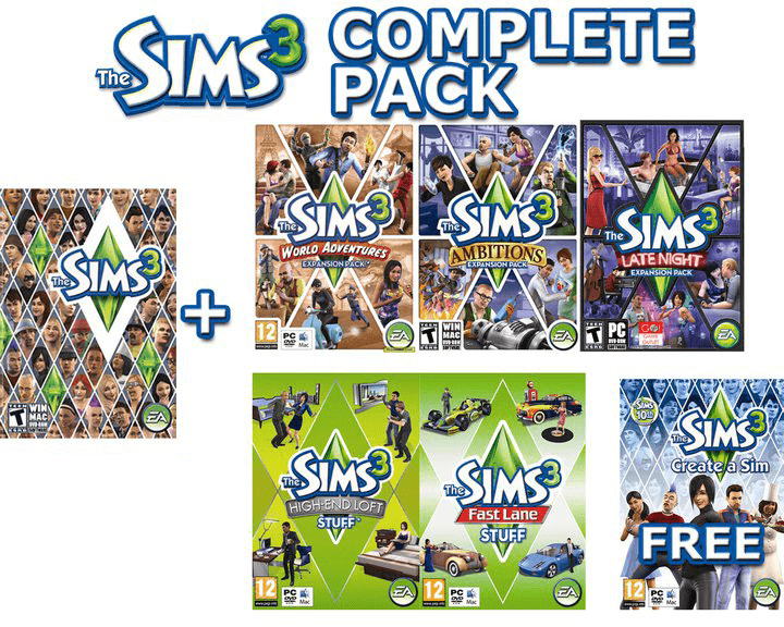 All sims 4 expansion packs