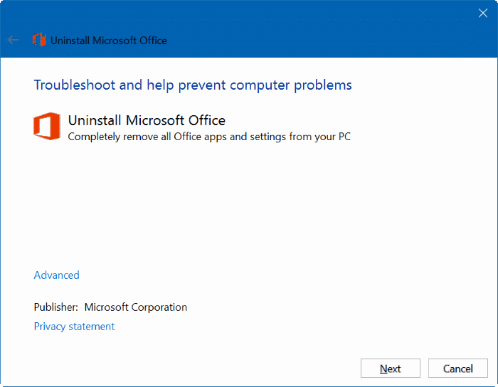 Uninstall office 365 trial windows 10