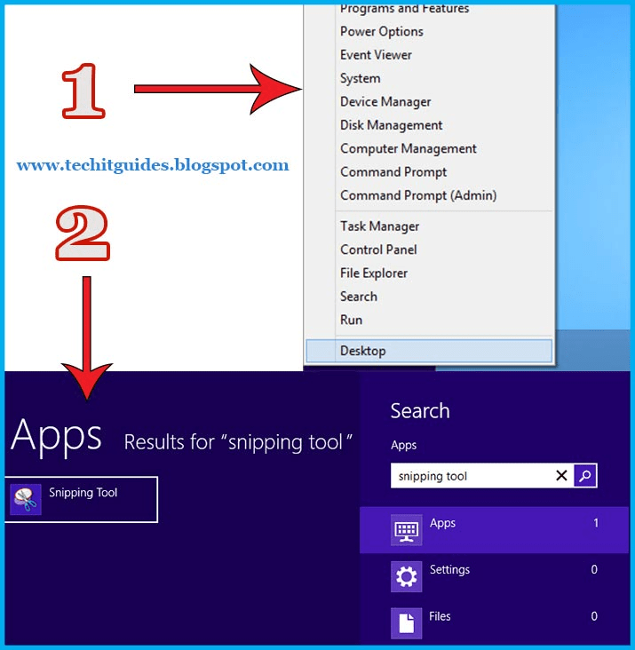 How to add snipping tool to desktop