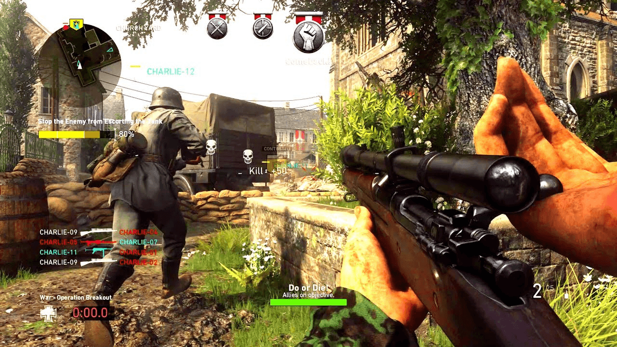 Call of duty ww2 snipers