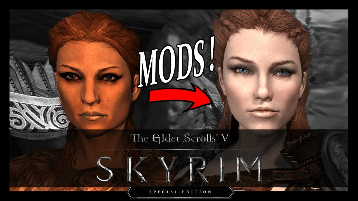 Best skyrim character model mods