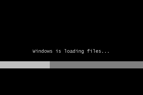 Windows is loading files stuck