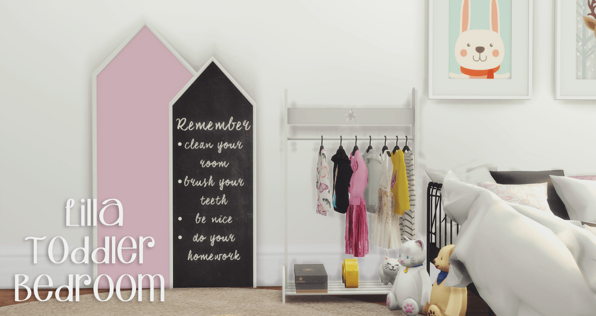 Sims 4 toddler bedroom cc