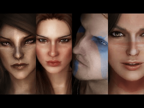 Skyrim character creation mod