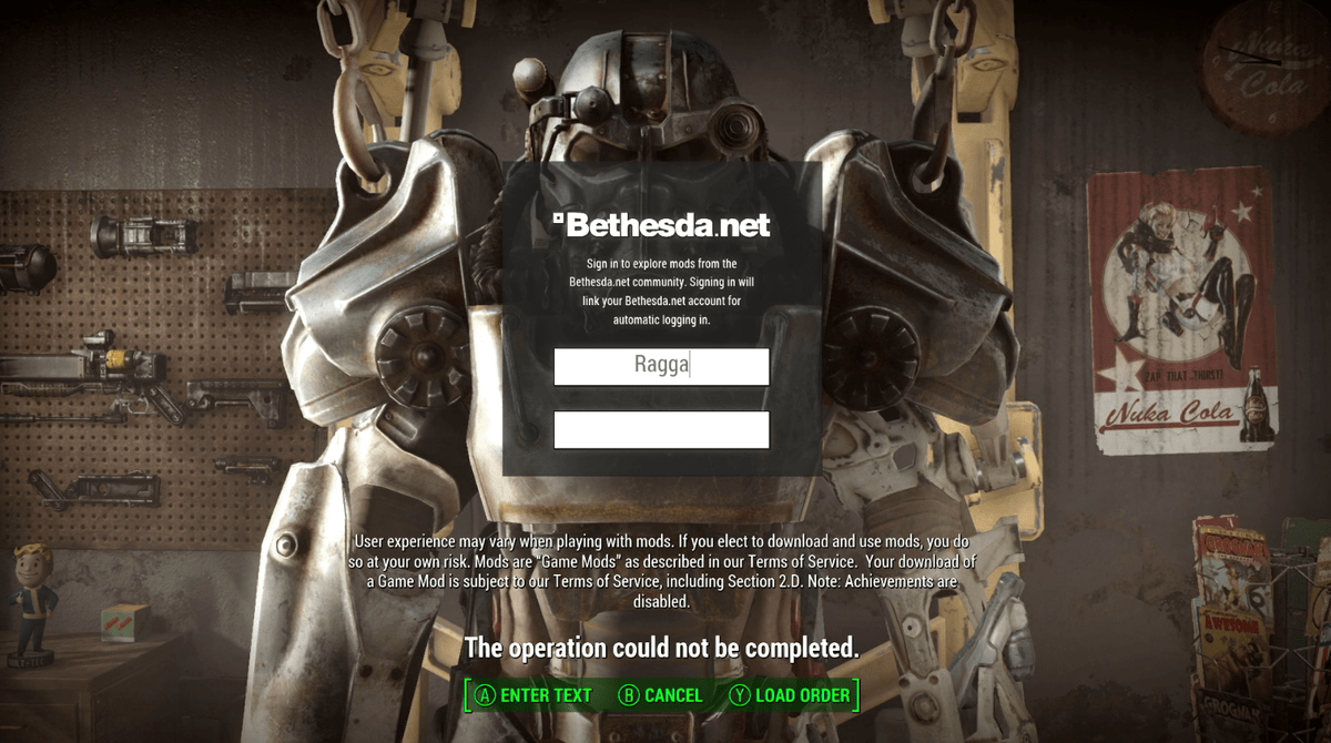 Enabling fallout 4 mods