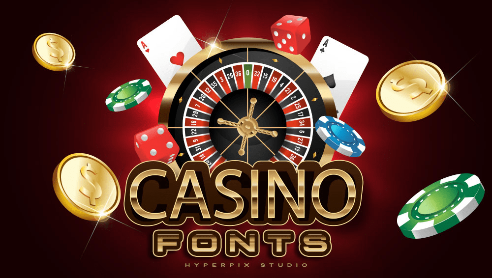Casino font AI logo