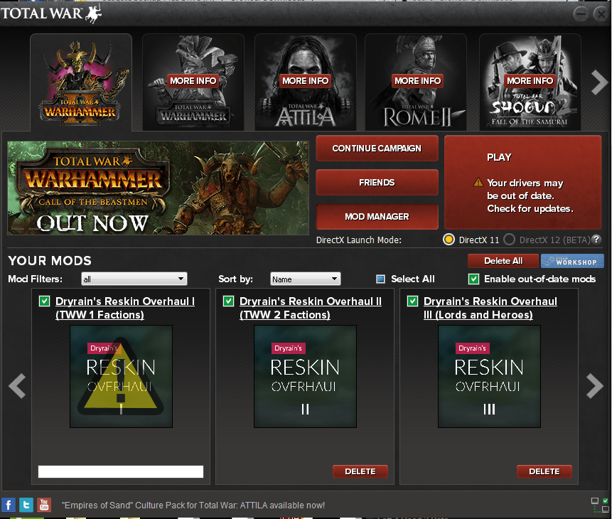 Warhammer 2 mods steam