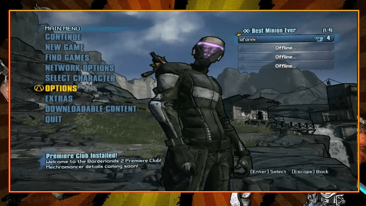 Borderlands 2 run faster