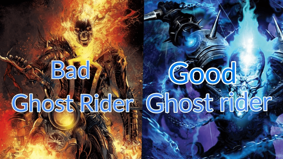 Ghost rider vs angel rider