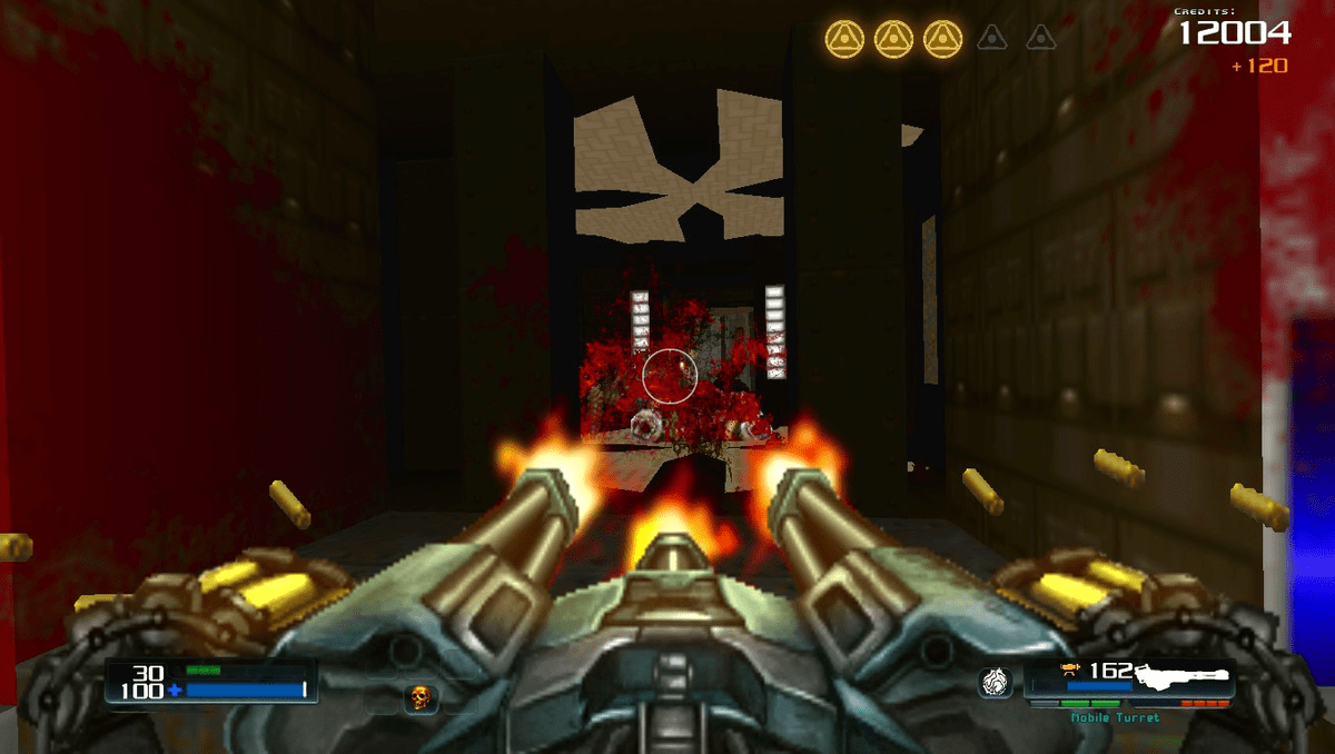 Doom chaingun mobile turret