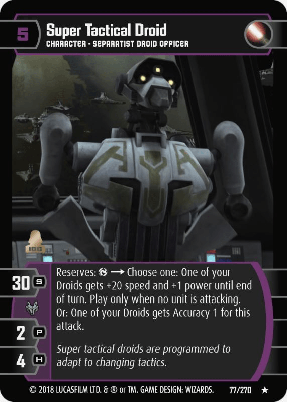 Star wars super tactical droid
