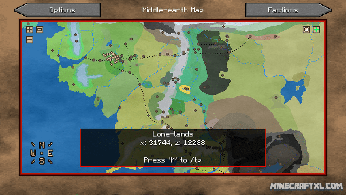 Middle earth minecraft seed