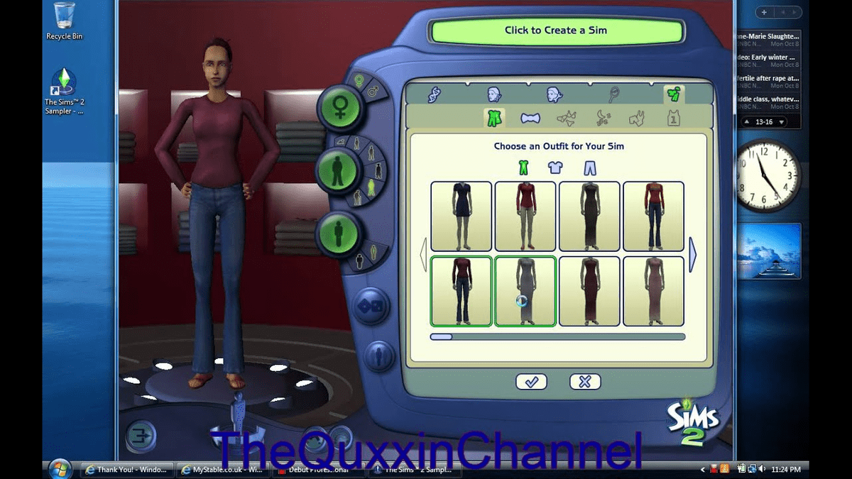 Create a sim game