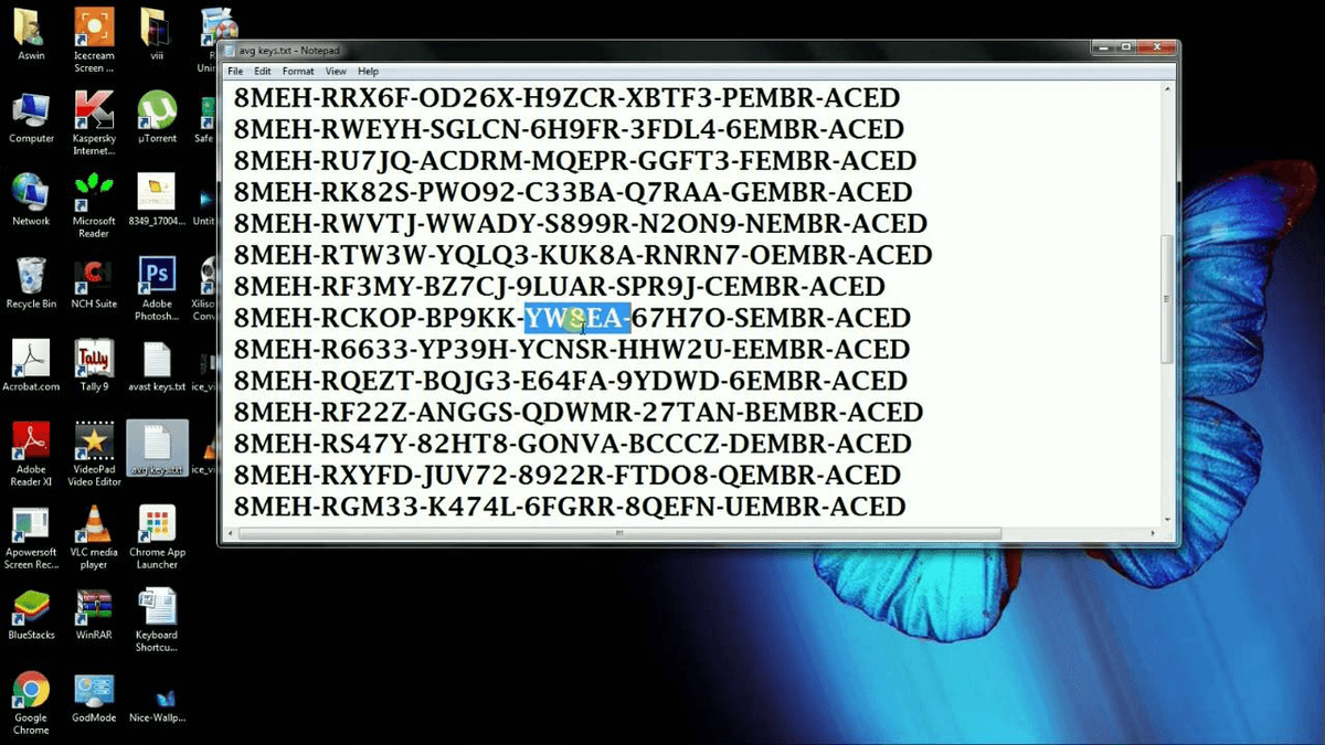 Avg 2019 product key