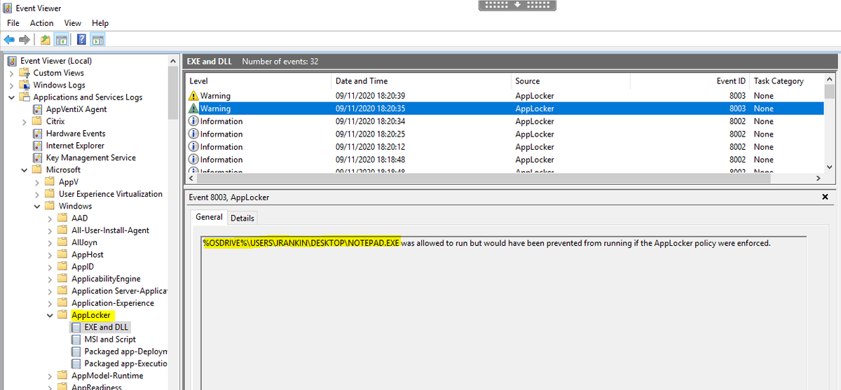 Software restriction policy windows 10