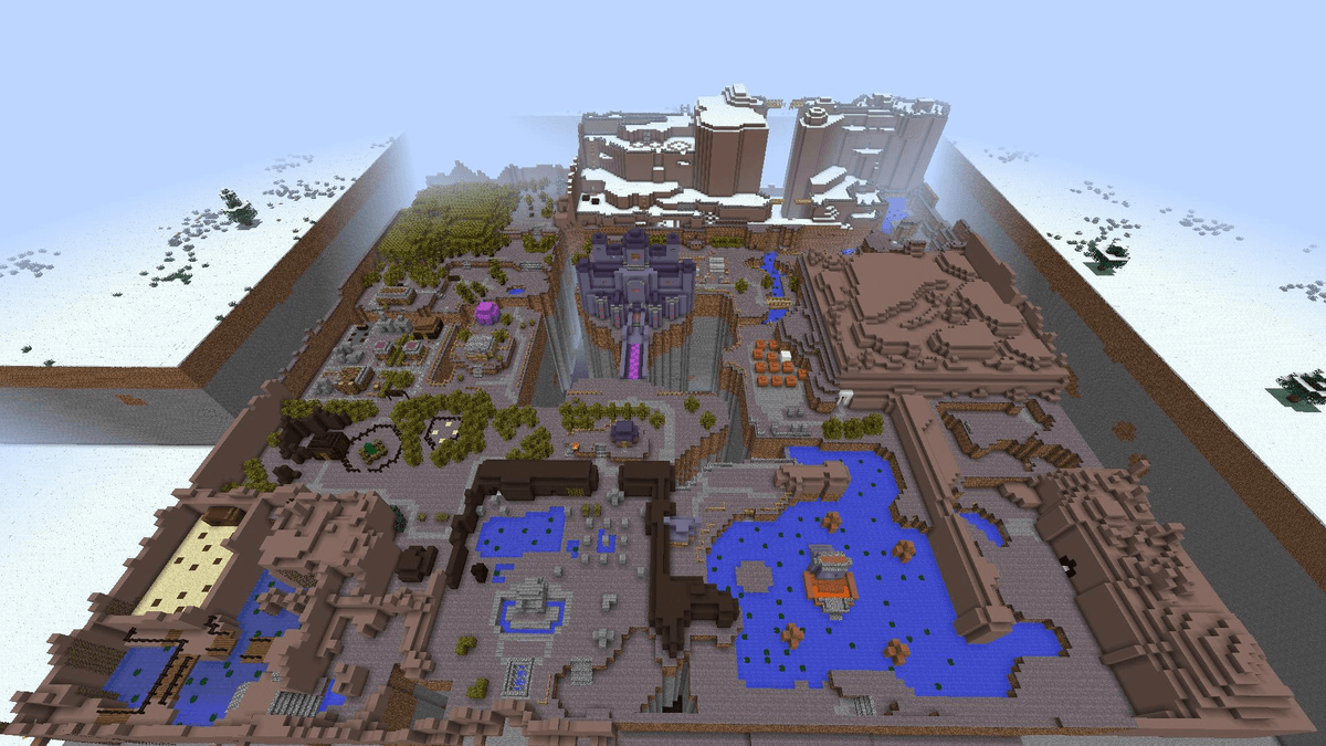 Minecraft legend of zelda adventure map