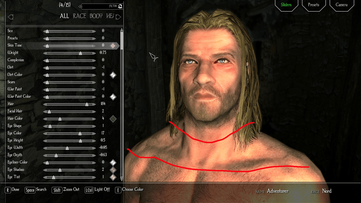 Skyrim female skin mods