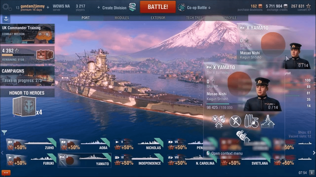 World of warship clans