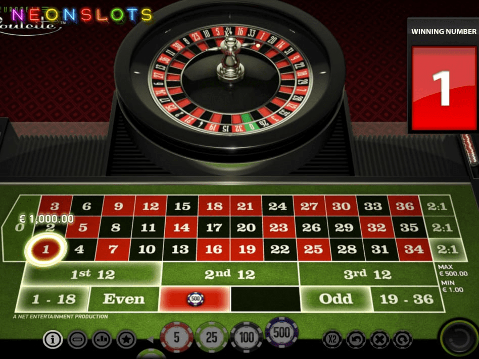 European roulette online game