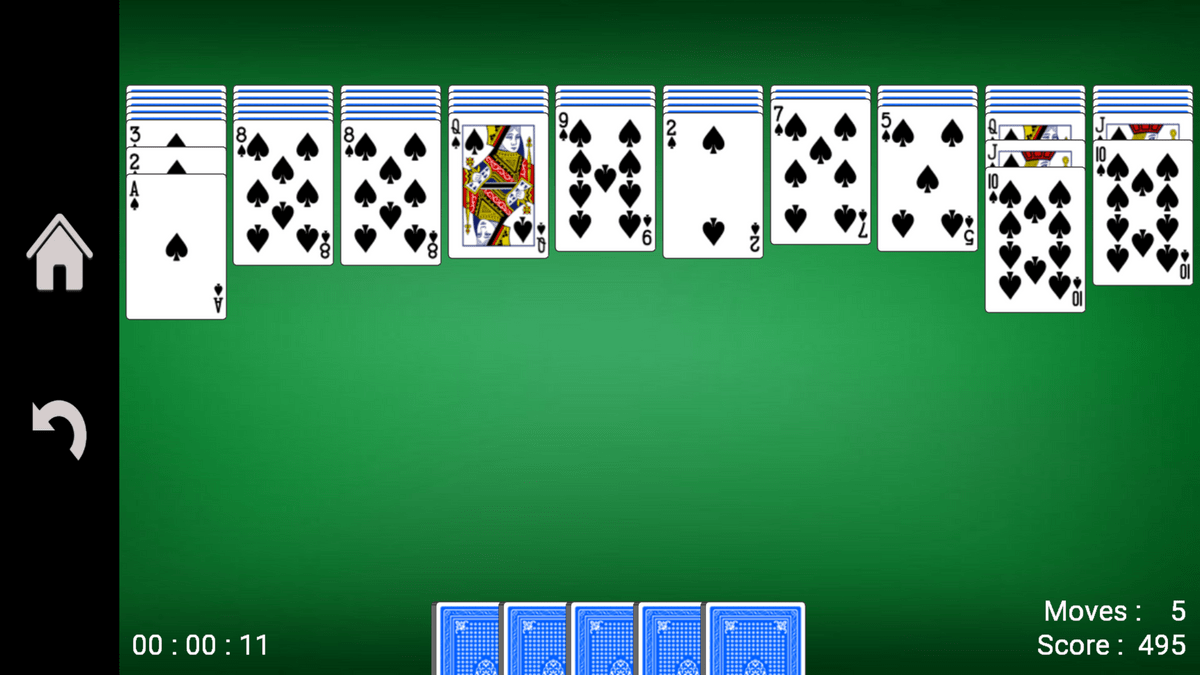 Spider solitaire play online
