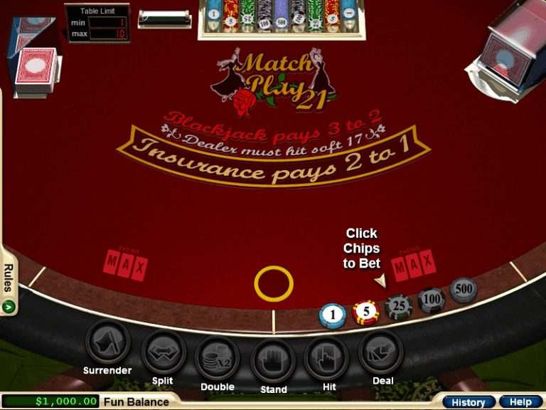 Play 21 card game online free