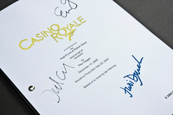 Script for casino royale
