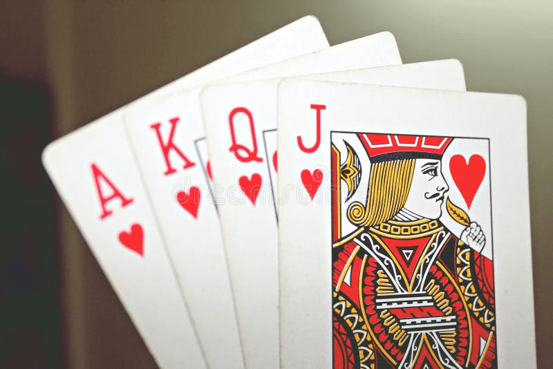 Jack queen and king in blackjack