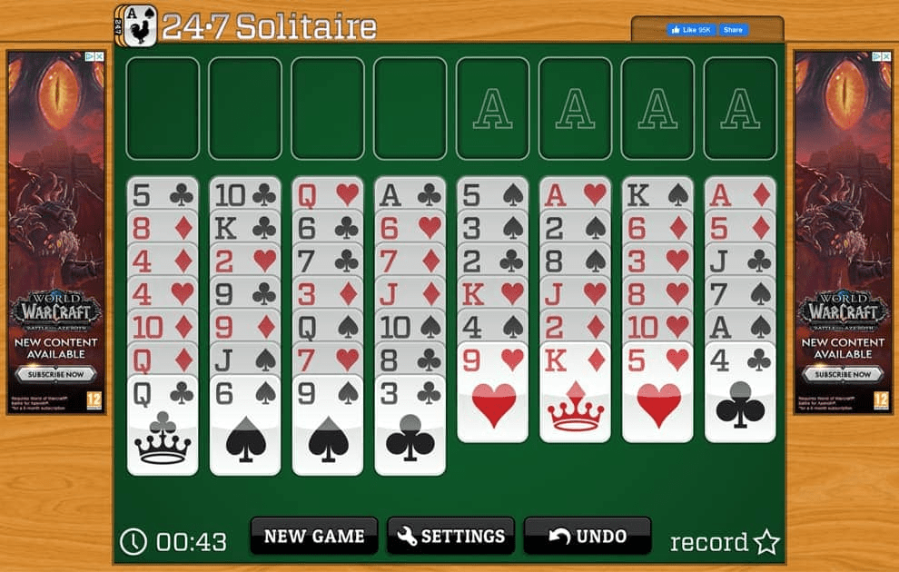 Free freecell solitaire 247
