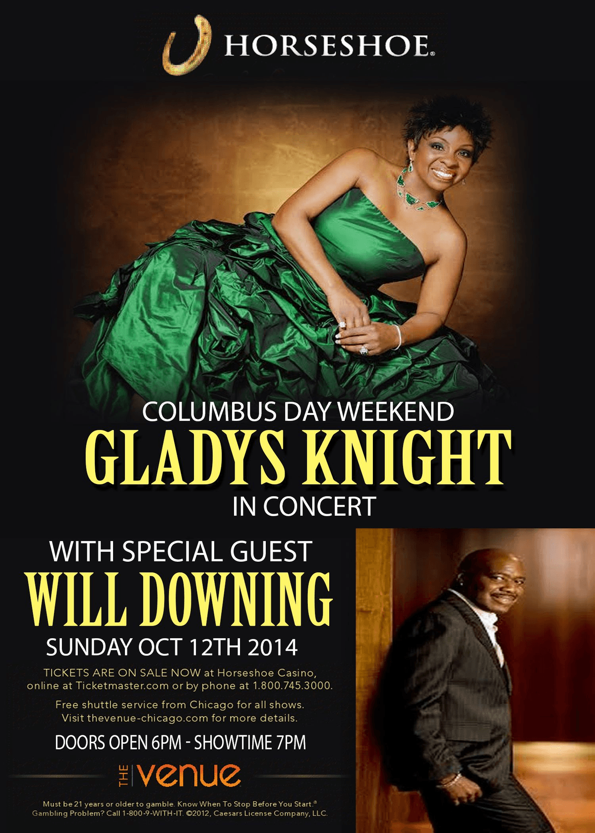 Gladys knight turning stone casino