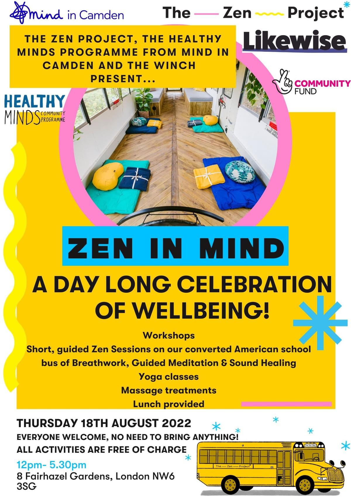 Where to find us next - The Zen Project - Wellbeing event services ...