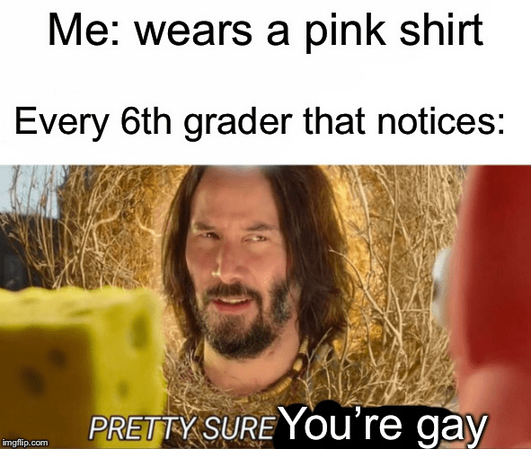 Doesnt that make you gay meme
