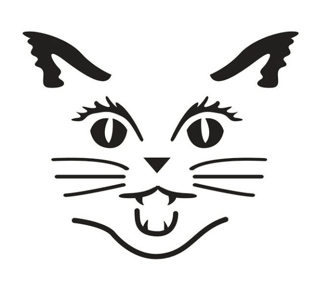 Easy cat stencil pumpkin pdf