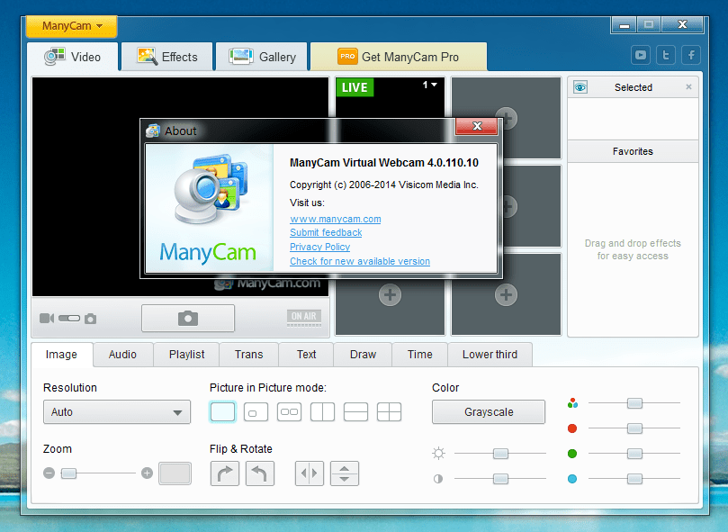Manycam 4.0.52 for windows