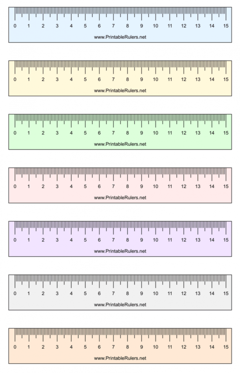 Life size ruler print out