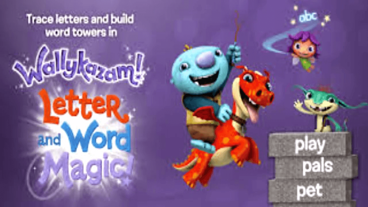 Wallykazam magic word hunt game