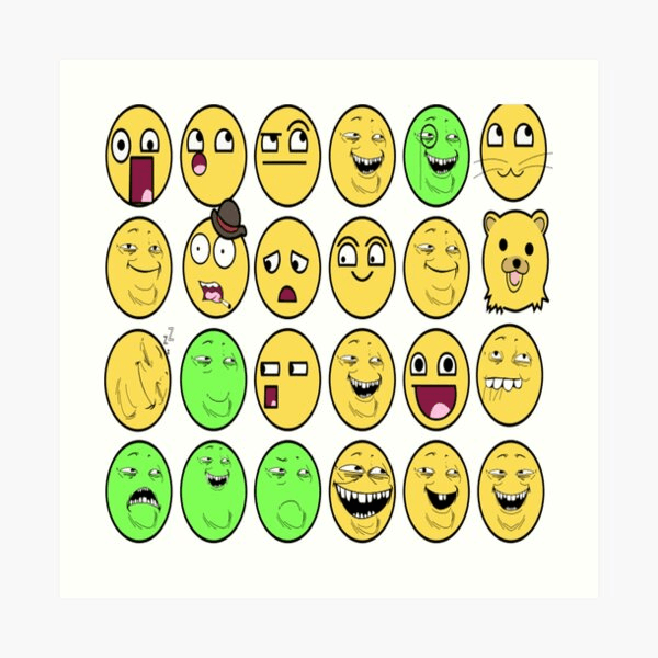 different troll faces