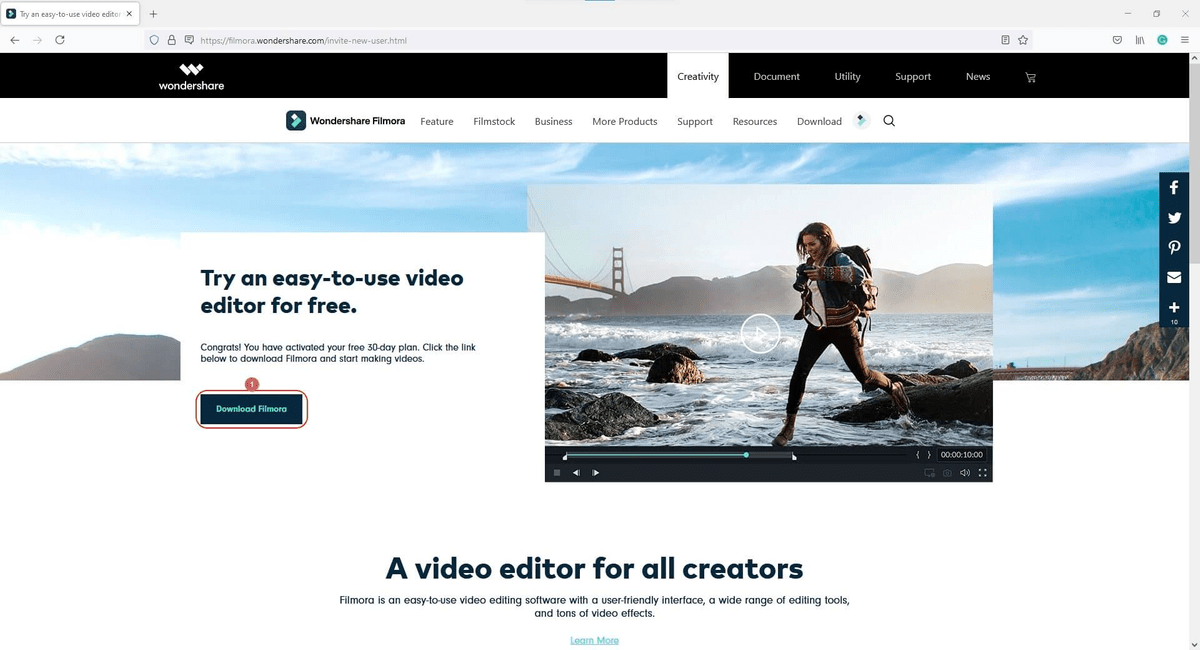 Filmora 9 version without watermark