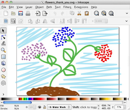 Inkscape drawing electrical circuits