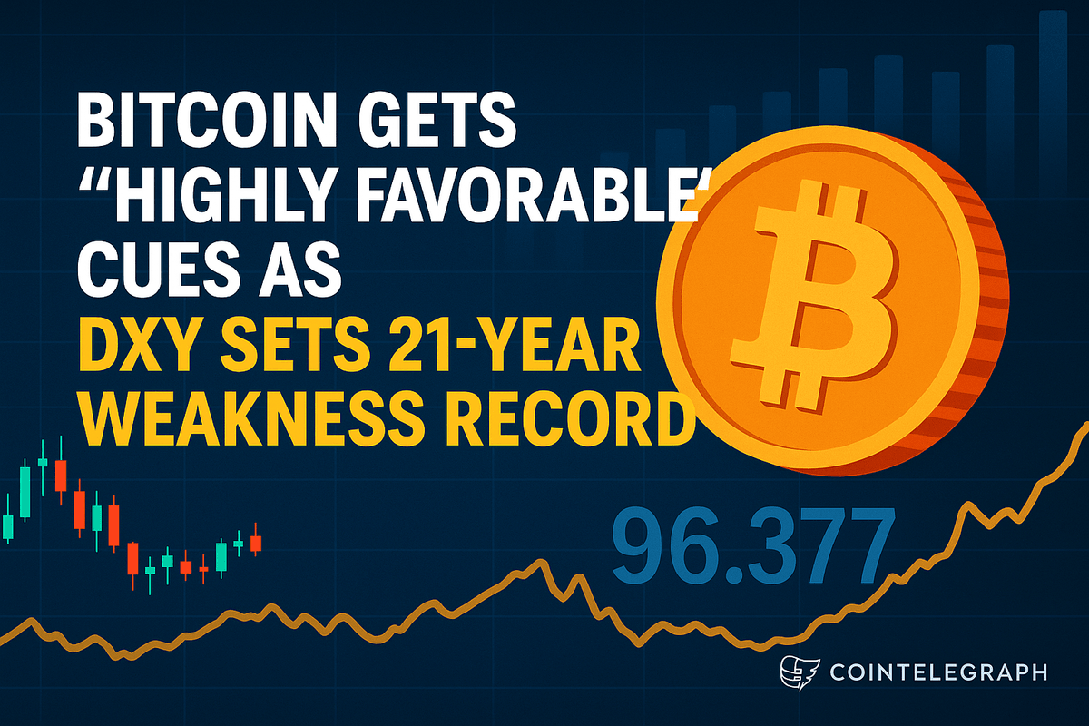 📉 Bitcoin Set to Soar as US Dollar (DXY) Hits 21-Year W...