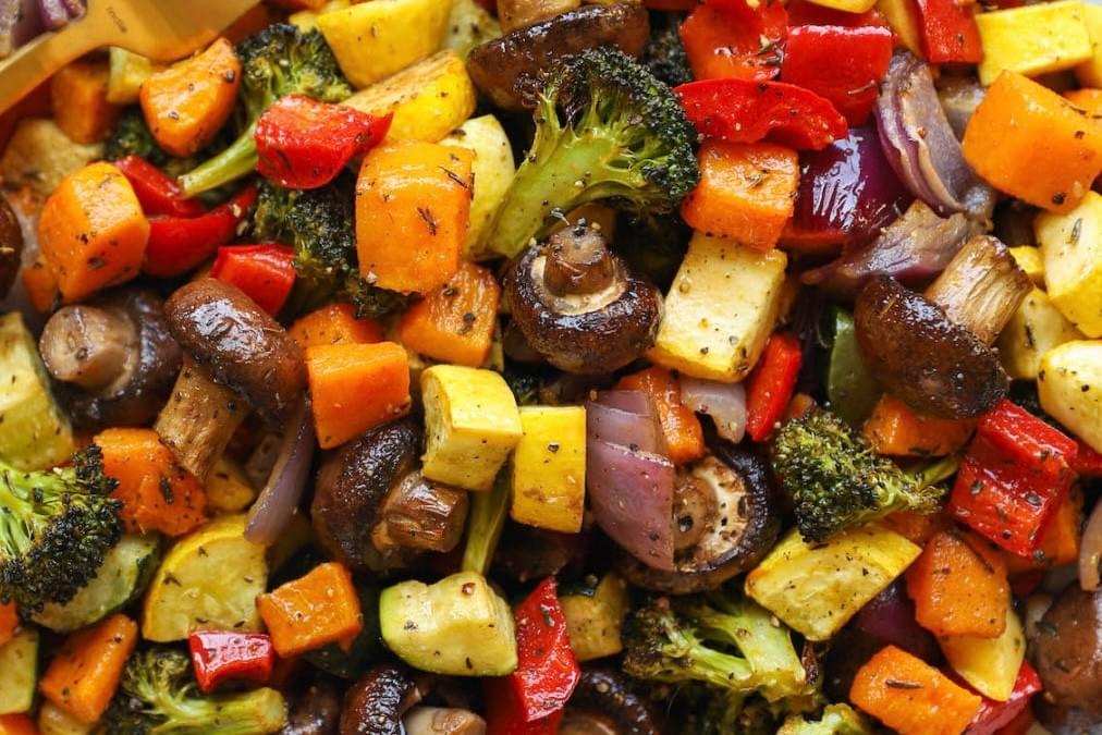 Colourful Roasted Veggies - Recipes