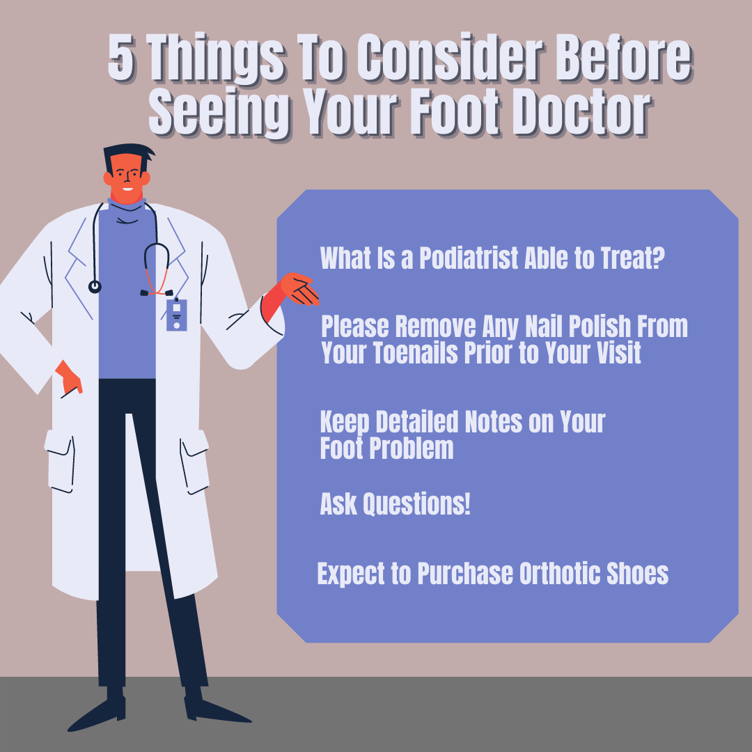 5 Tips When Visiting Your Foot Specialist - foot clinic...