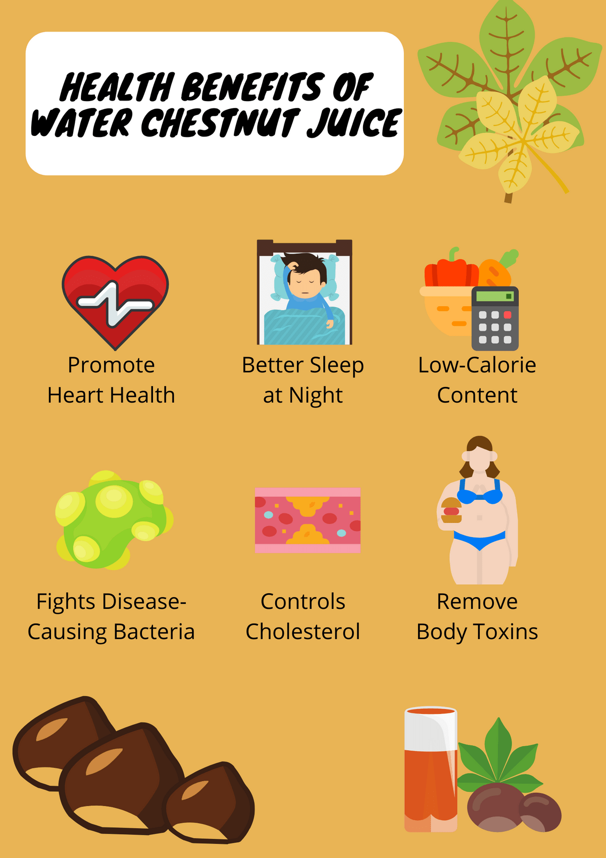 Health Benefits of Water Chestnut Juice - juice concent...