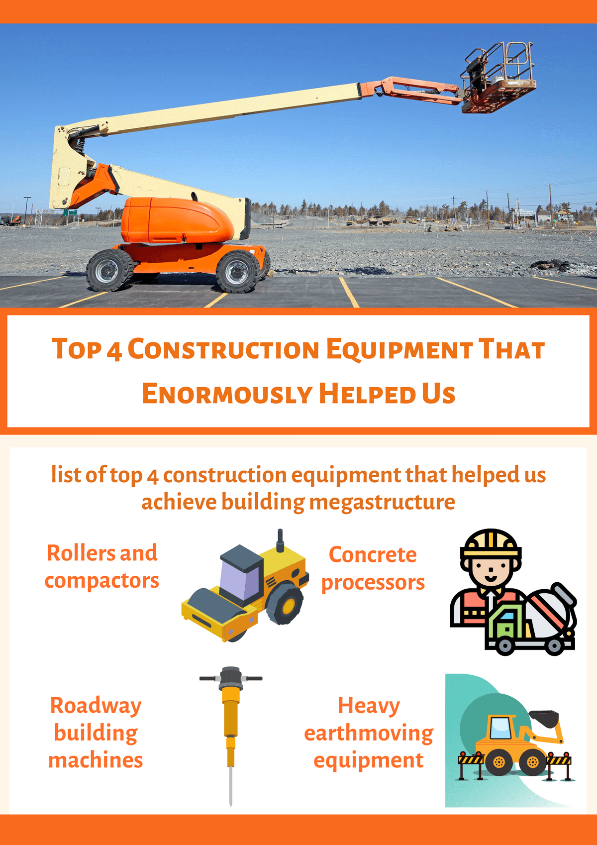 basic construction equipment list