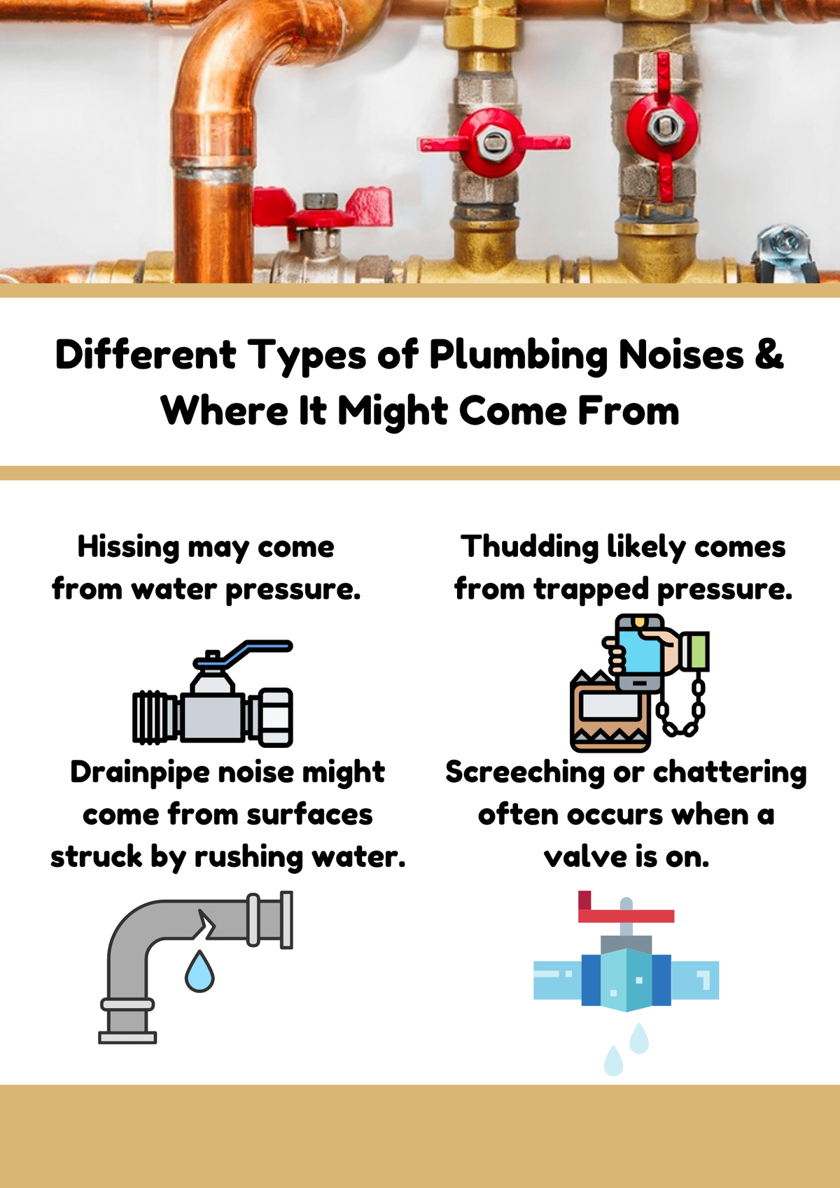 Different Types Of Plumbing Noises & Where It Might Com...